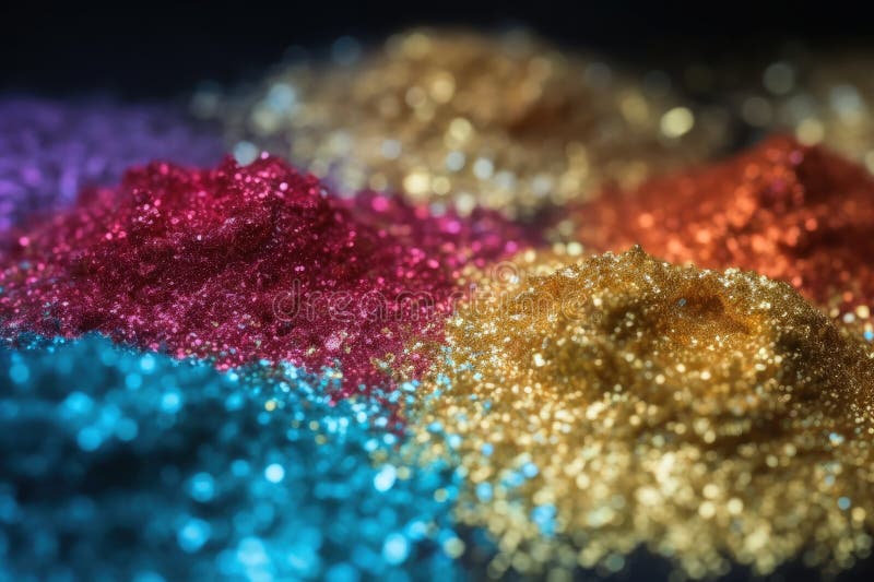 Colorful Glitter Background in Different Spectral Colors Created with ...