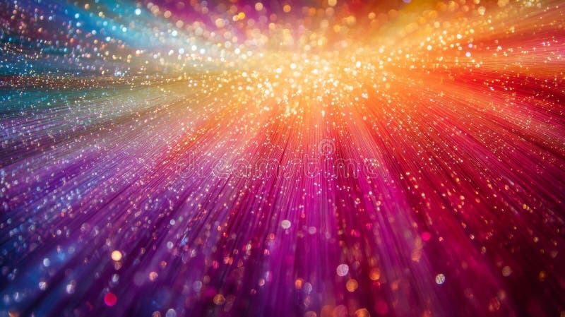 Colorful Glitter Burst Light Background Stock Illustration ...