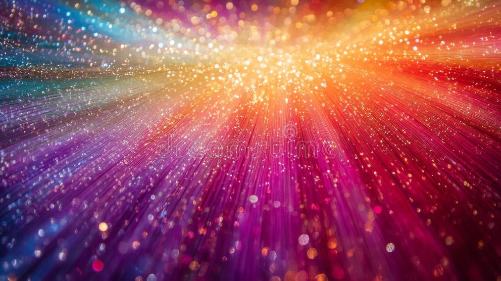 Colorful Glitter Burst Light Background Stock Illustration ...