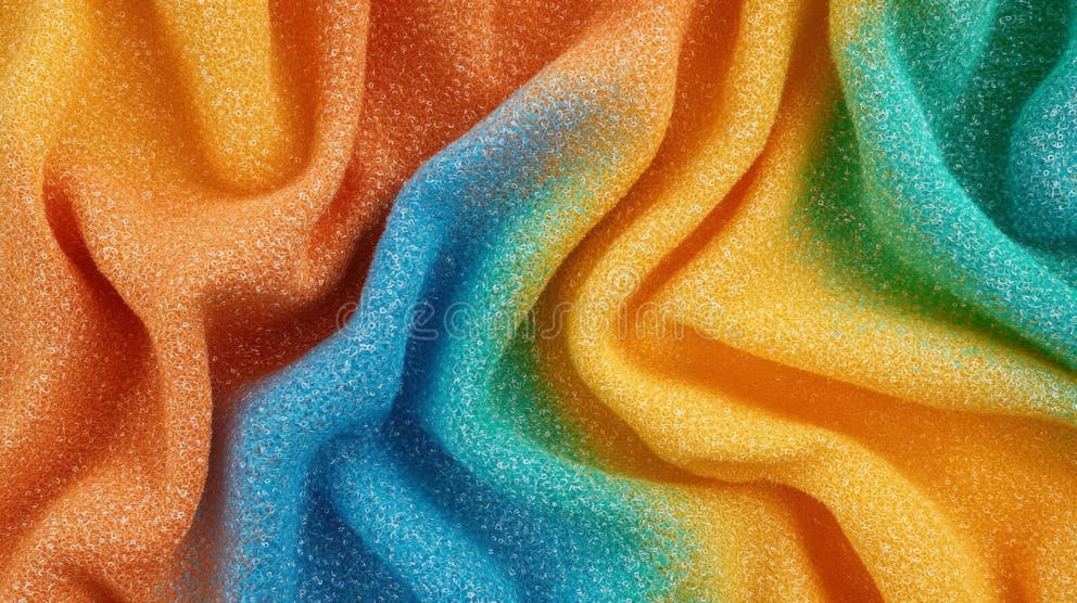 Colorful Glitter Fabric Texture Background Stock Illustration ...