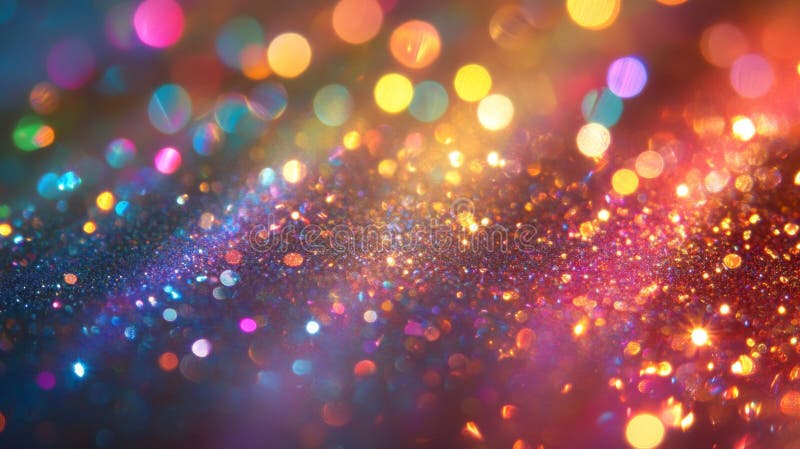 Colorful Glitter Lights Sparkle Background Stock Illustration ...