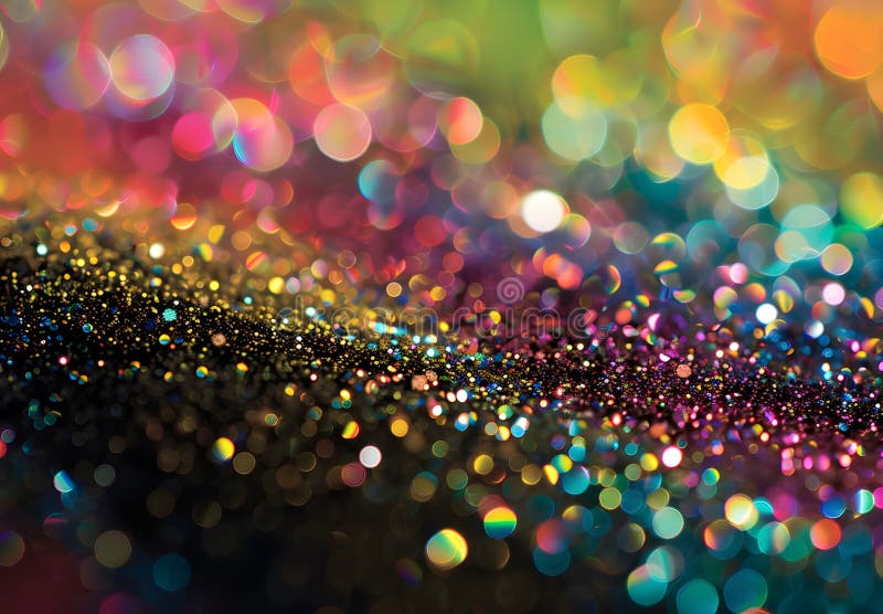 Colorful Glitter Sparkle Abstract Background Stock Illustration ...