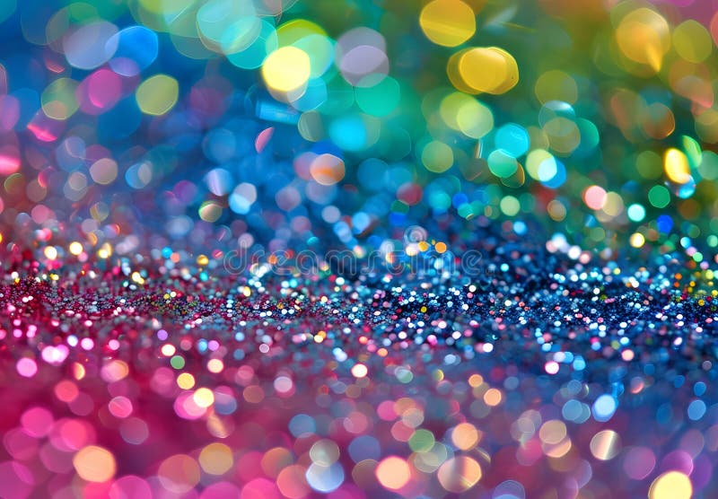 Colorful Glitter Sparkles Abstract Background Stock Illustration ...