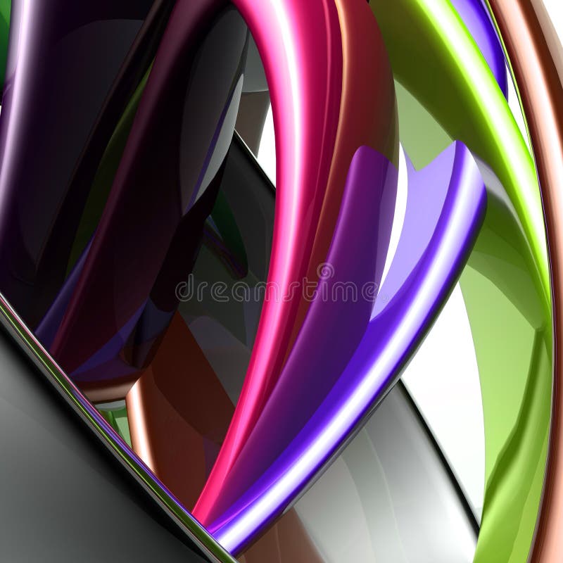 Colorful glossy abstract stock illustration. Illustration of angled ...