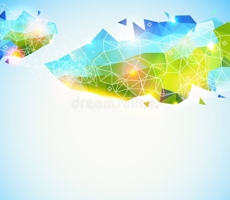 Glossy Abstract Page Layout for Your Presentation. Stock Vector ...