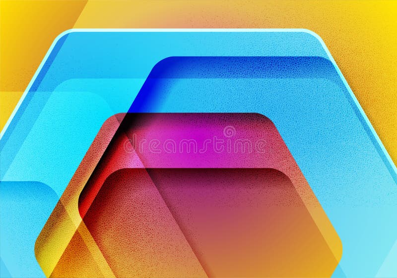 Colorful Glossy Hexagons Abstract Hi-tech Grunge Background Stock ... Colorful Glossy Hexagons Abstract Hi-tech Grunge Background Stock ...