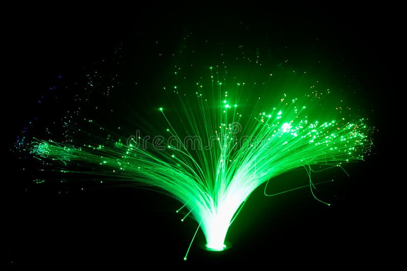 Colorful Glowing Green Lights. Stock Illustration - Illustration of ...