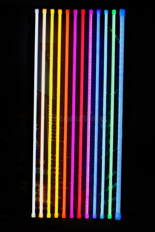 Colorful glowing sticks stock image. Image of colorful - 173267007