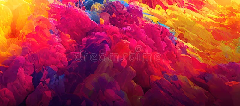 Colorful Gradation Paint Wave Brush Texture Background Stock ...