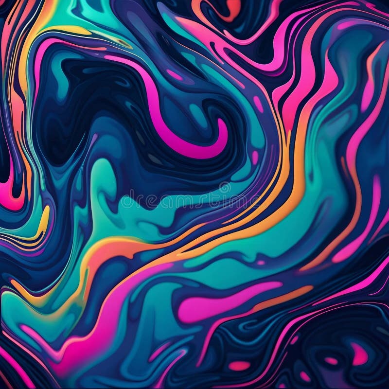 Colorful Gradation Texture Wave Abstract Background Stock Illustration ...