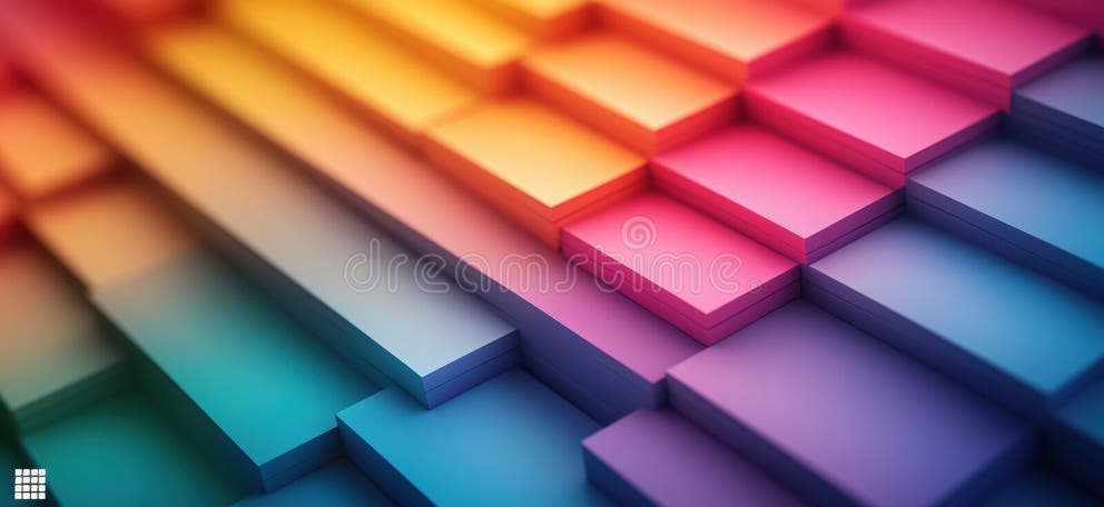 Colorful Gradient Abstract Background with Layered Geometric Shapes and ...