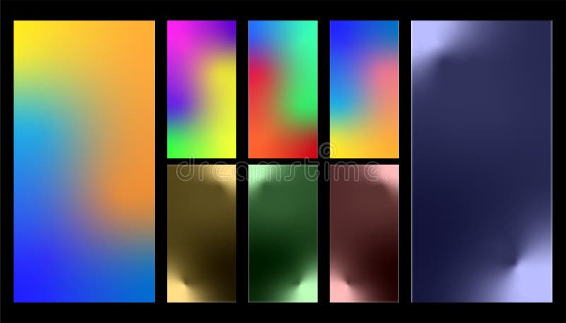 Colorful Gradient Abstract Background for Smartphone Stock Vector ...