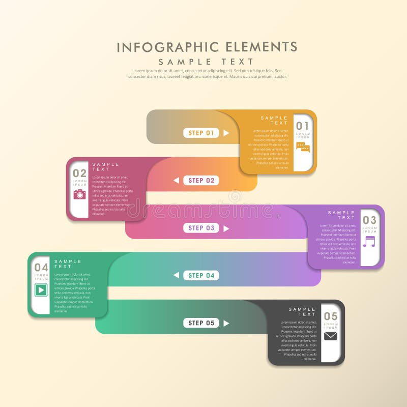 Abstract Banner Infographics Stock Vector - Illustration of infographic ...