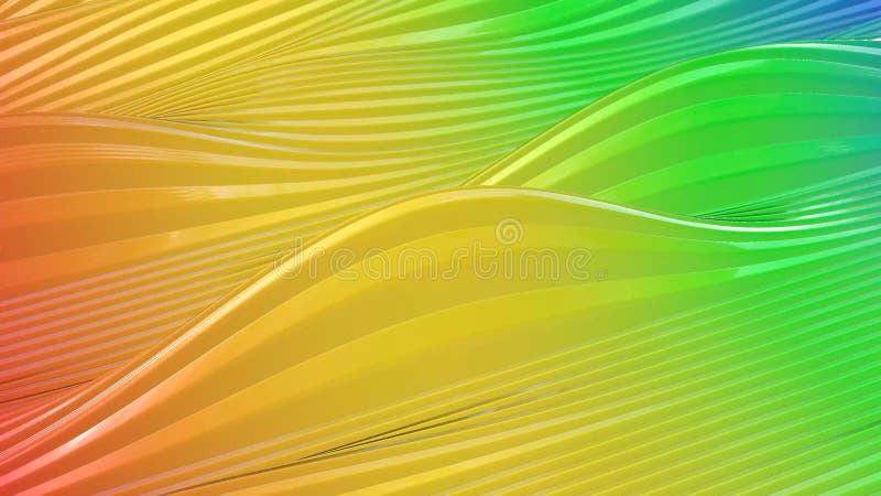 Colorful Gradient Abstract Eccentric 3D Spline Wavy Motion Movement ...