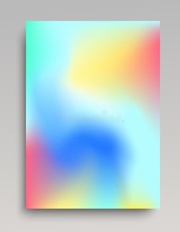 Colorful Gradient Background Stock Vector - Illustration of flyer, foil ...
