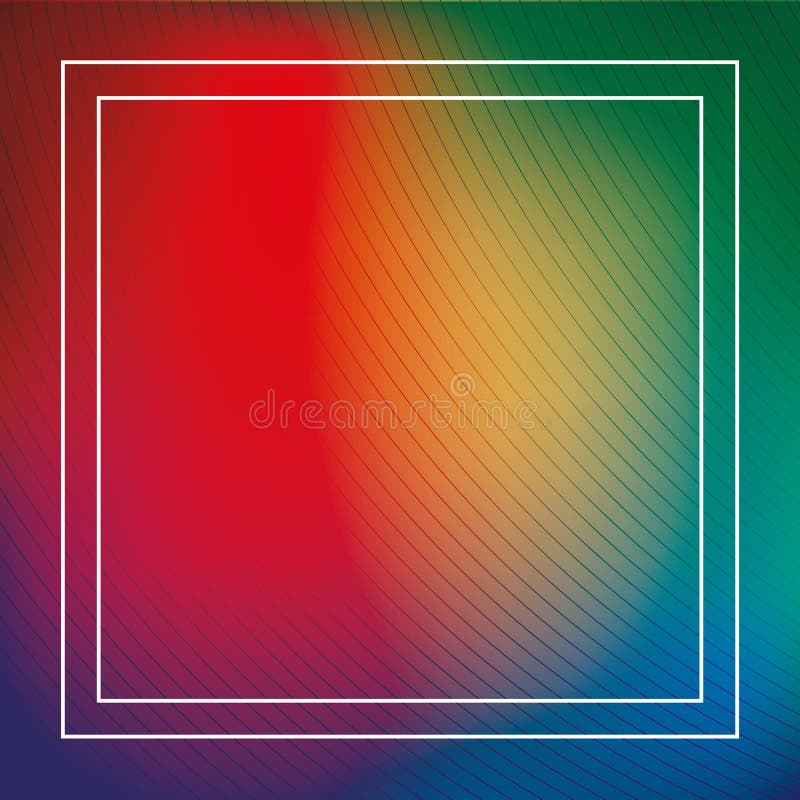 Colorful Gradient Background with Frame Vector Design Stock Vector ...