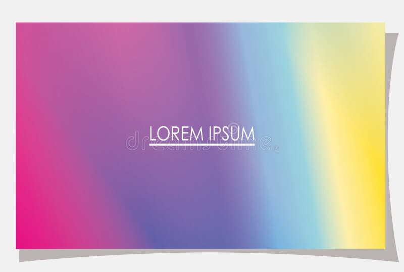 Colorful Gradient Background with Frame Vector Design Stock Vector ...