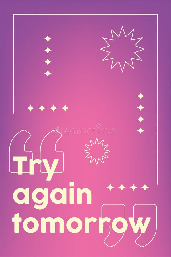 Colorful Gradient Background with Motivational Trust Text Vector Stock ...