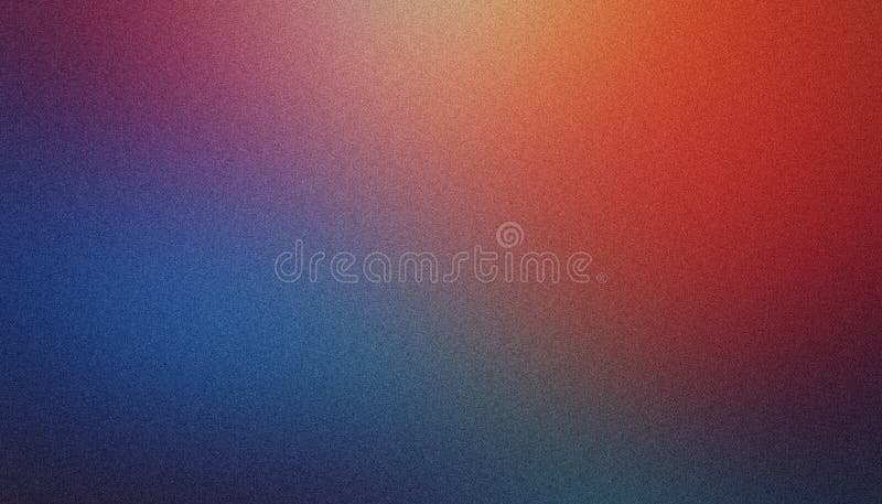 Colorful Gradient Background with Noise Texture Fading from Blue To Red ...