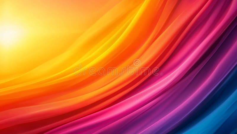 Colorful Gradient Background with Smooth Flowing Fabric Texture Evoking ...