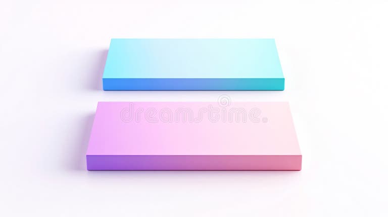 Colorful Gradient Blocks Placed Side by Side on a Light Background ...