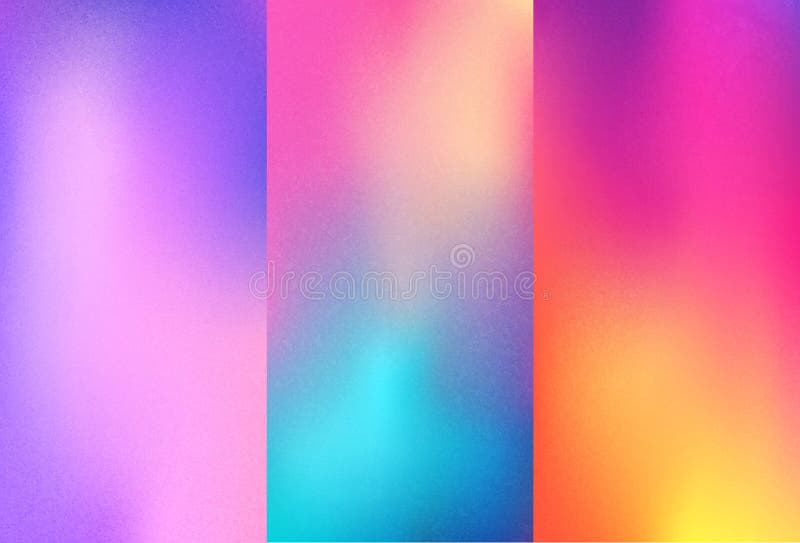 Colorful Gradient Blur Texture, Multicolored Smooth Mesh Grainy ...