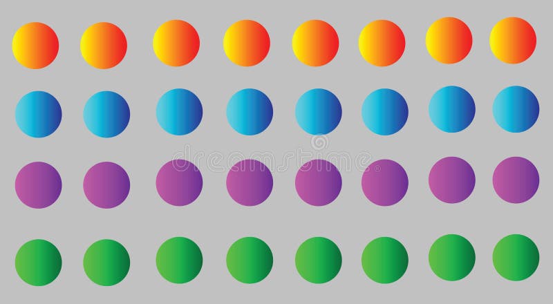 Colorful Gradient Circles Pattern Background Stock Illustration ...