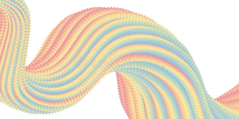 The Colorful Gradient Design Creates the Illusion of Volume Stock ...