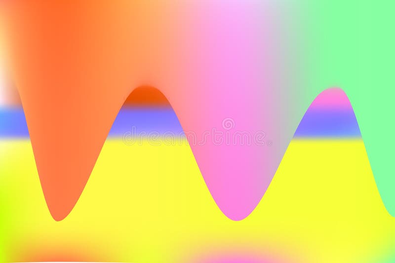 Colorful Gradient Fluid Wavy Abstract Pattern Background Stock ...