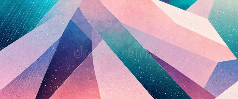 Colorful Gradient with Geometric Shape and Halftone Texture Abstract ...