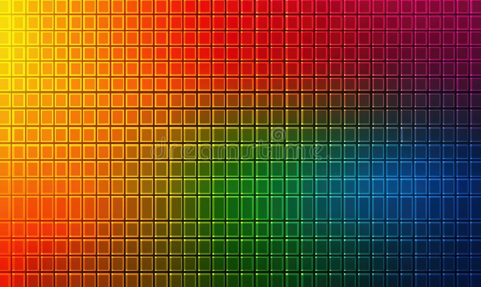 Colorful Gradient Grid Background for Digital Art, Presentations, or ...