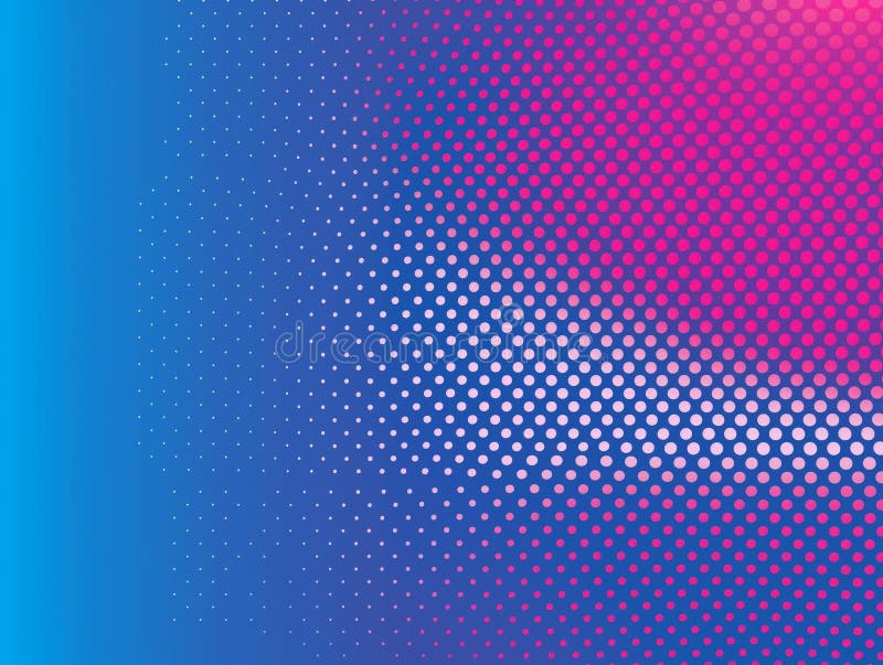 Colorful Gradient Halftone Dot Pattern Stock Image - Image of artistic ...
