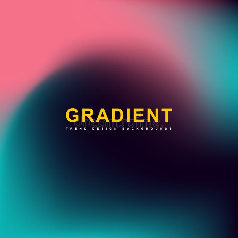 Colorful Gradient Mesh Background. Vector Abstract Dark Gradient ...