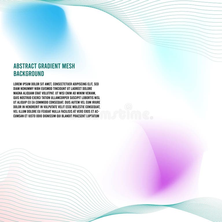 Colorful Gradient Mesh Fluid Background Abstract Stock Vector ...
