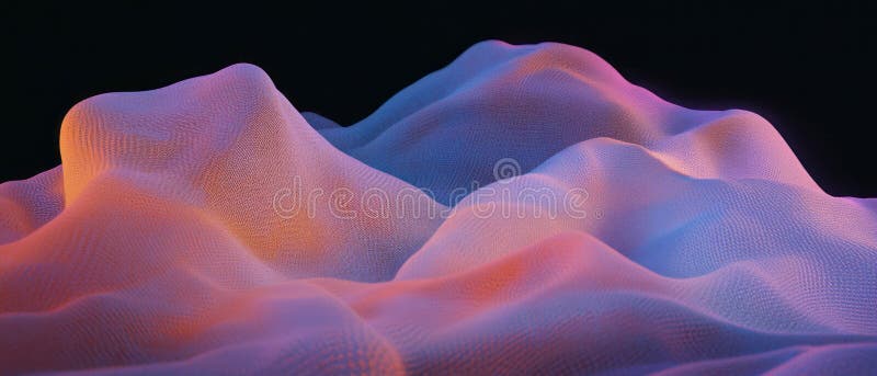 Colorful Gradient Meshes Create Smooth Transitions in Abstract Design ...