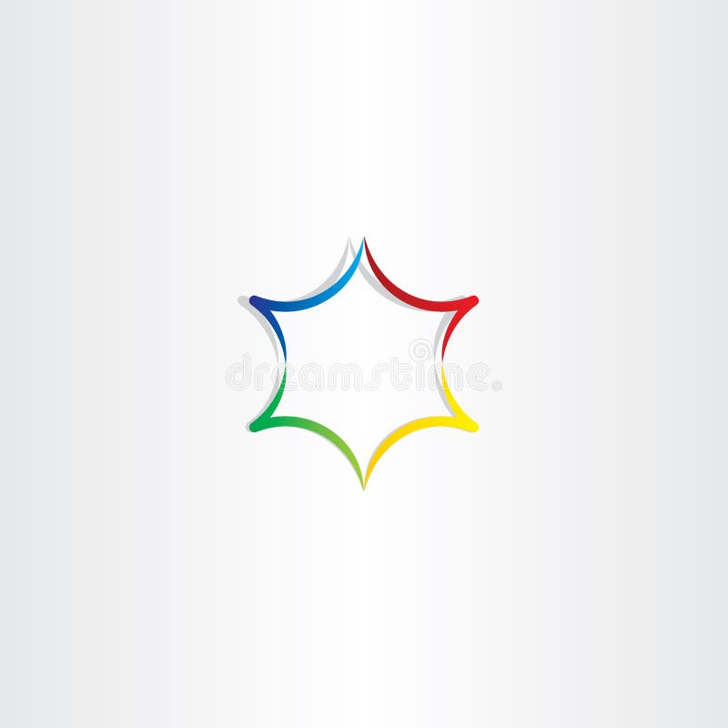 Colorful Gradient Star Logo Vector Icon Design Stock Vector ...
