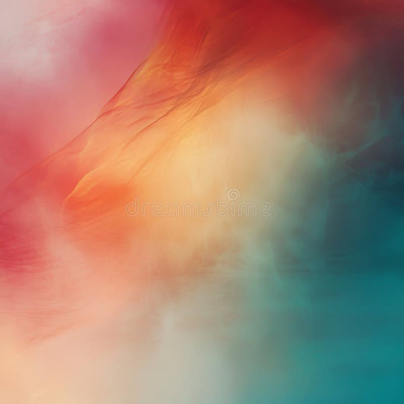Colorful Gradient with Warm and Cool Tones Creating an Ethereal ...