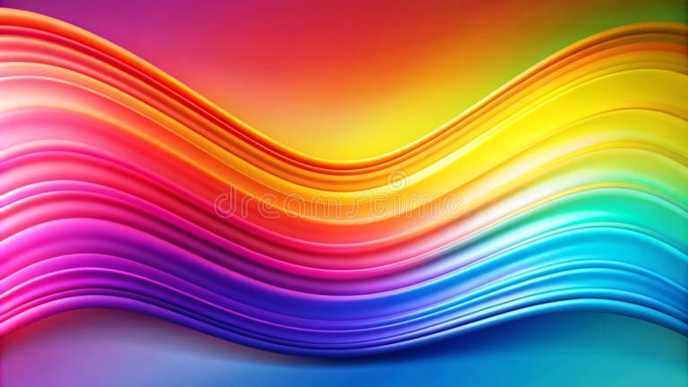 Colorful Gradient Wave Background Stock Photo - Image of background ...