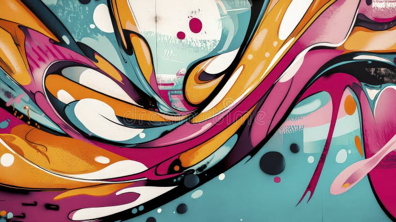 Colorful Graffiti Background, Graffiti Wallpaper, Abstract Colored ...