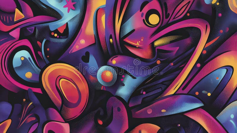 Colorful Graffiti Background, Graffiti Wallpaper, Abstract Colored ...