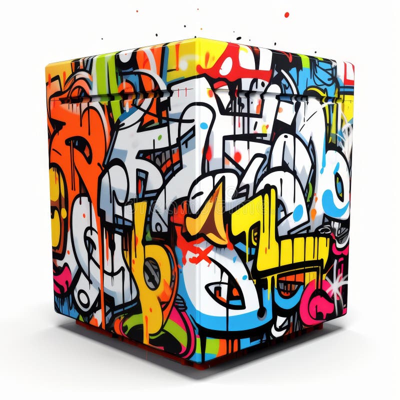 Cube Graffiti Stock Illustrations – 384 Cube Graffiti Stock ...