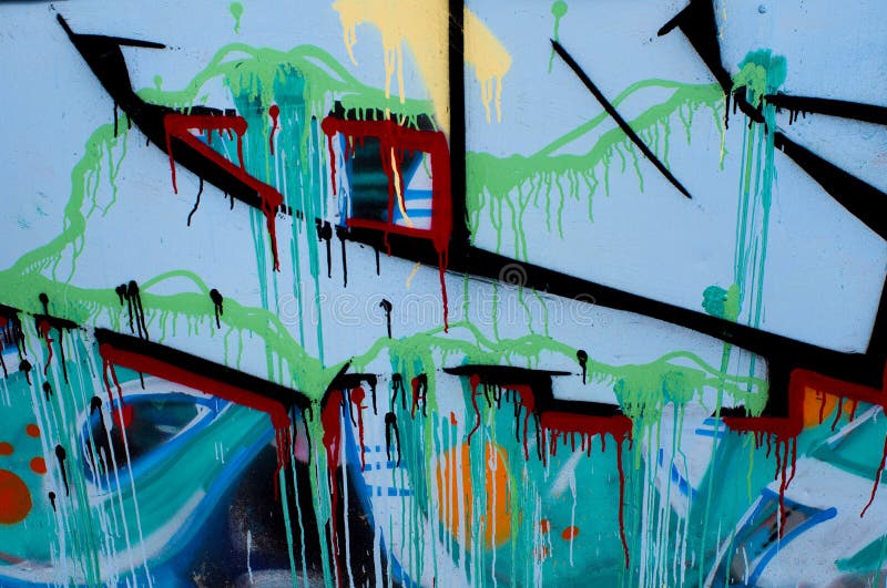 Colorful Graffiti stock image. Image of cult, daub, atomizer - 53178743