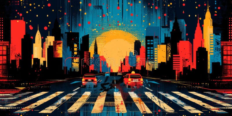 Colorful Graffiti Print. Seamless Pattern with Different Text and ...