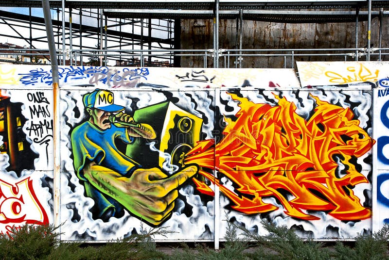 Luis Fabiano Graffiti editorial photo. Image of paint - 14945881