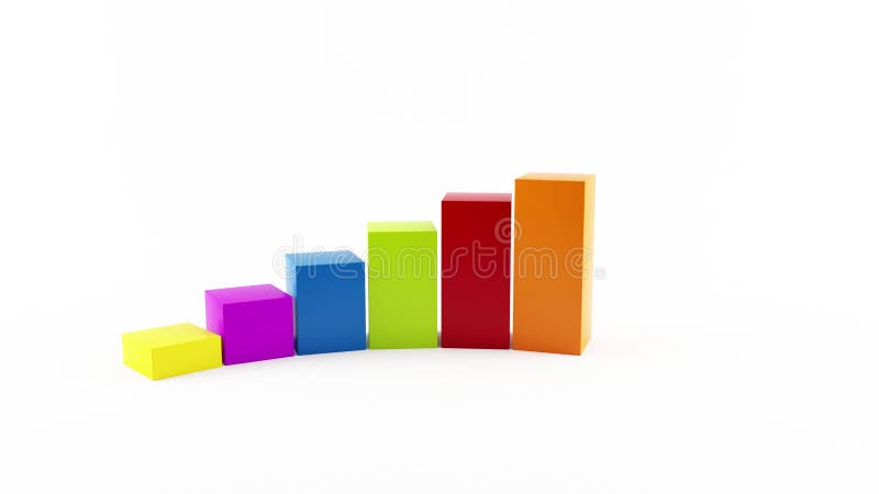 Colorful Graphic Bar Chart Animation Stock Footage - Video of chart ...