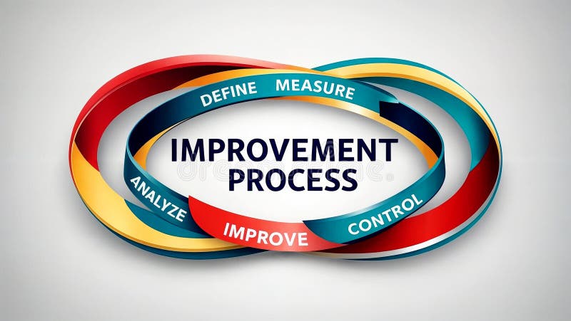 Illustration of IMPROVEMENT PROCESS Stock Illustration - Illustration ...