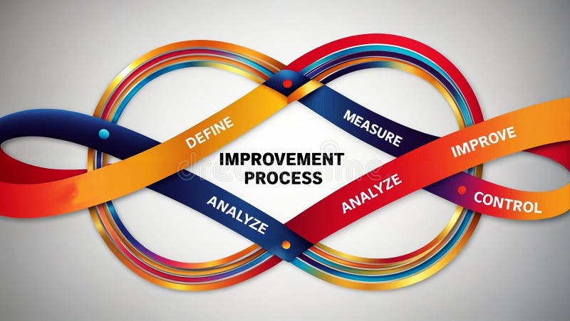 Illustration of IMPROVEMENT PROCESS Surrounded Text Word DEFINE ...