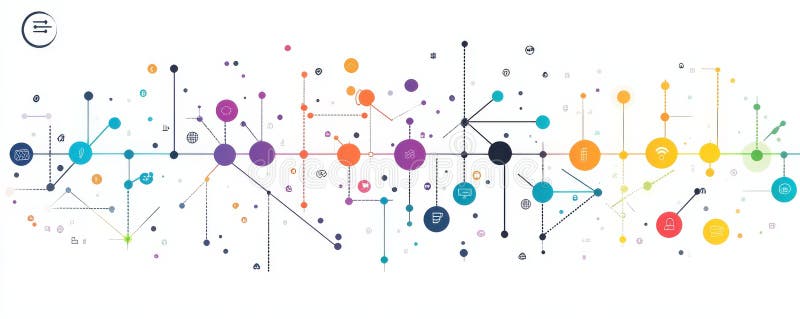 Colorful Graphic of a Mind Map with Diverse Icons Representing ...