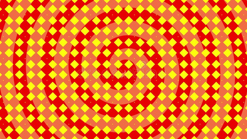 Colorful Graphic Pattern on Background with Stroboscopic and Hypnotic ...