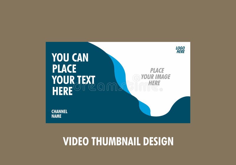 Colorful Graphic of Video Thumbnail Stock Vector - Illustration of ...